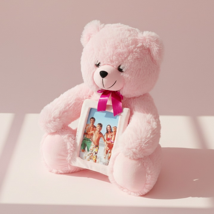 PHOTO TEDDY PINK 19 INCH - Nangli Photo Color Lab